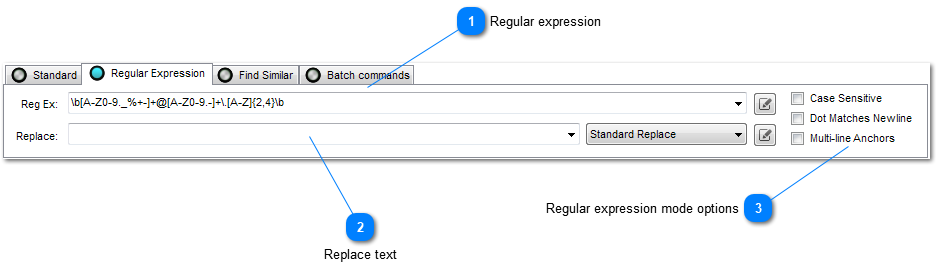 Regular Expression Find replace